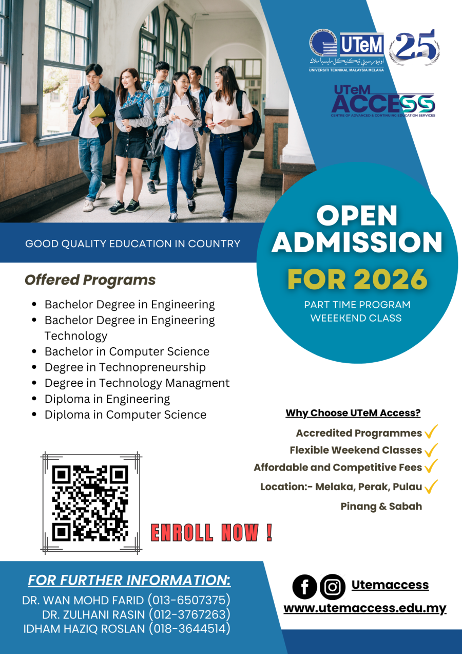 UTeM Access - Mainpage